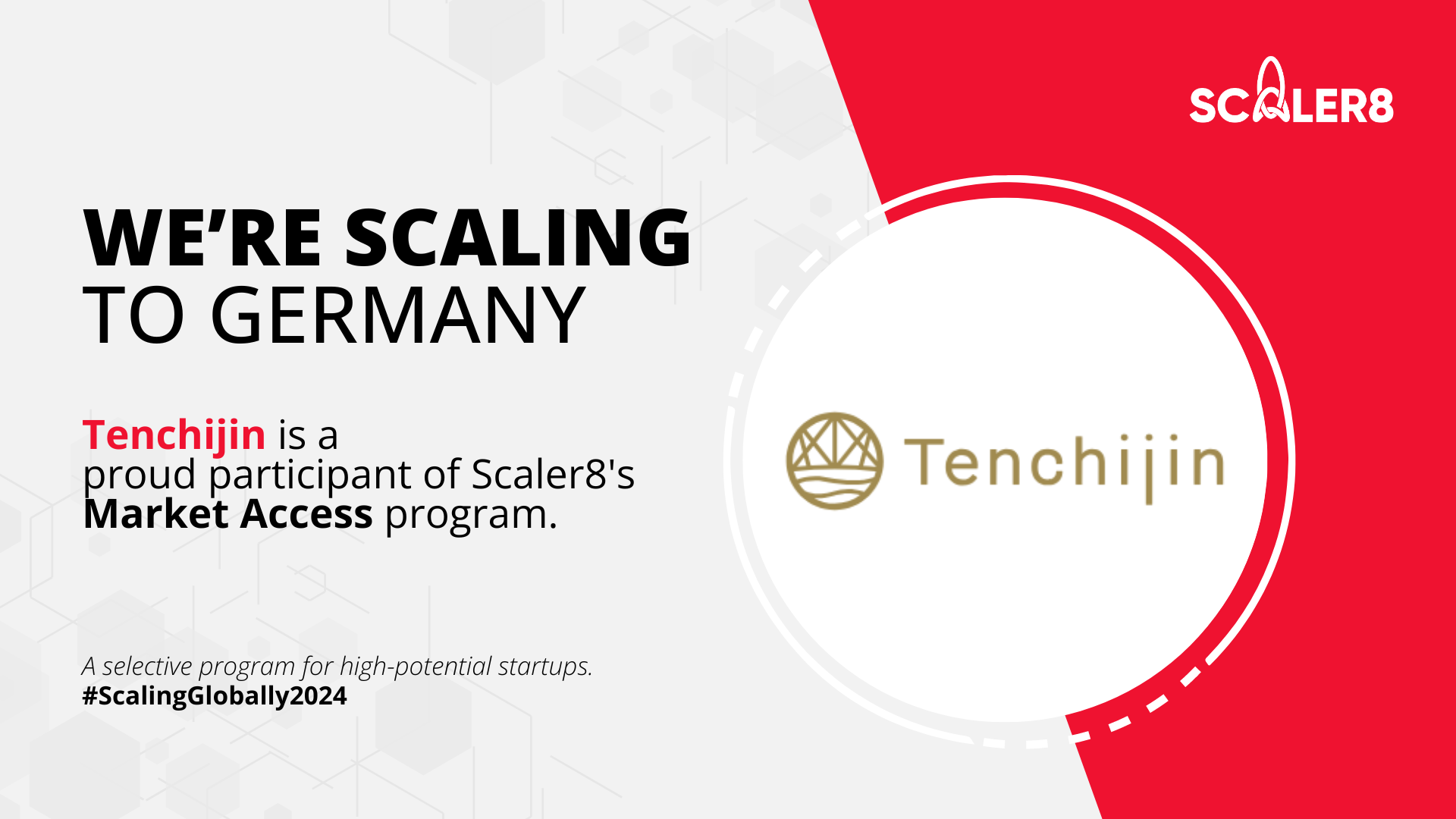 ドイツ市場進出支援プログラム「SCALER8」に選出 - JAXA STARTUP 株式会社天地人